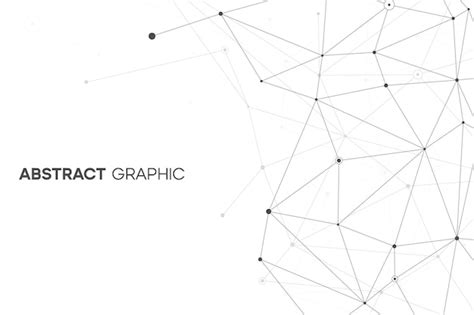 Premium Vector Network Background With Node And Plexus Line Abstract