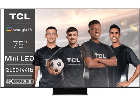 TV Mini LED 75 75C845 TCL QLED 4K Quad Core Smart TV DVB T2 H