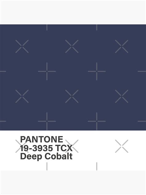 Pantone 19 3935 Tcx Deep Cobalt Poster For Sale By Princessmi Com