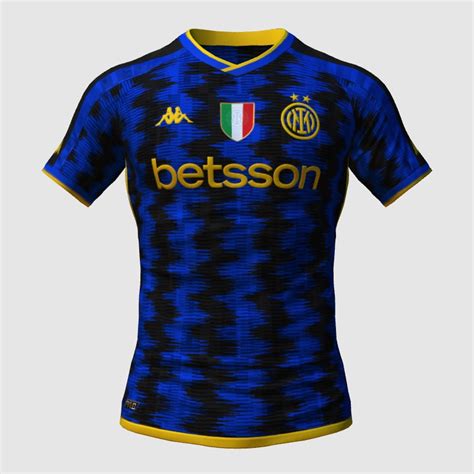 Inter Milan X Kappa Home Kit Concept 3 Fifa 23 Kit Creator Showcase