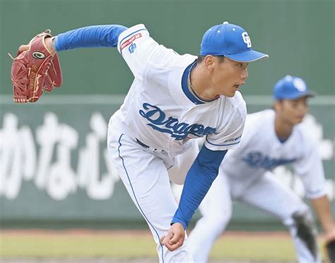 中日・福田幸之介、1イニング無失点の好リリーフ、チェンジアップで空振り三振に手応え「右打者の手元で逃げていく感じに」