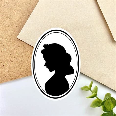 Snow White Profile Svg Etsy