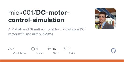 Github Mick001dc Motor Control Simulation A Matlab And Simulink Model For Controlling A Dc