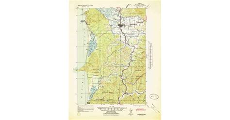1942 Map Of Tillamook Or — High Res Pastmaps