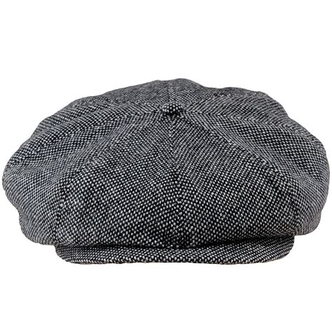 Vintage Style Peaky Blinders Cap Wool - White/Black - C0188QZOROM ...