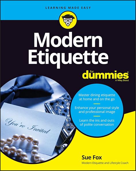 Buy Modern Etiquette For Dummies 3rd Edition Book Online At Low Prices In India Modern
