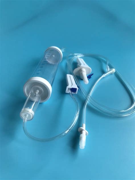 Disposable Medical Supplies Disposable Ml Ml Infusion Giving Set With Burette Infusion