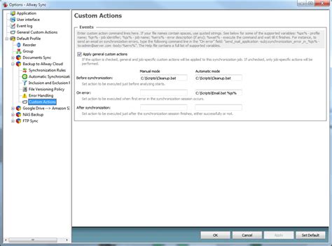 screenshots free file synchronization backup data replication pc