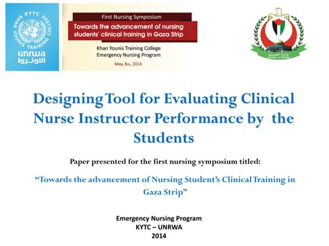 Pdf Designing Tool For Evaluating Clinical Nurse Instructor