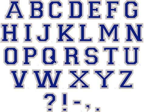 Bx Keyboard Letter Fonts College Jersey Abc 3 Bx Format Only Etsy In