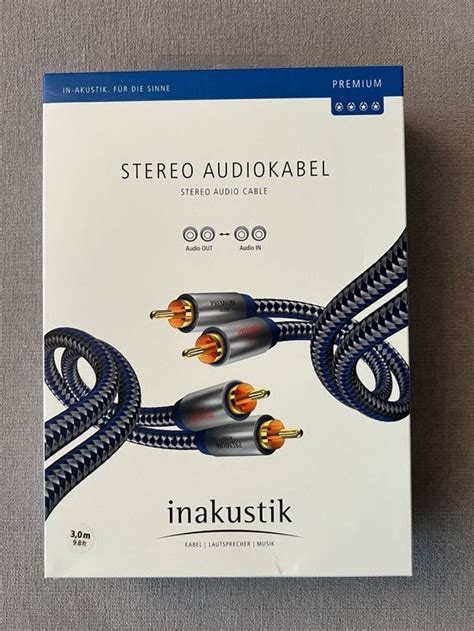 inakustik Premium Stereo Audiokabel, 3 m | Kaufen auf Ricardo