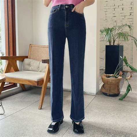 [tje0086] 마틴 세미 부츠컷 데님 팬츠 에이블리