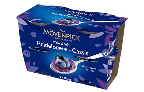 Fine Yoghurt Blueberry Cassis 4x100g Mövenpick Fine Food