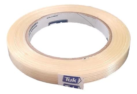72 Pzas Cinta Filamento Fibra De Vidrio 12mm X 50m Tuk Color Transparente MercadoLibre