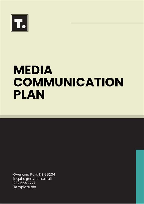 Free Communication Plan Templates To Edit Online And Print