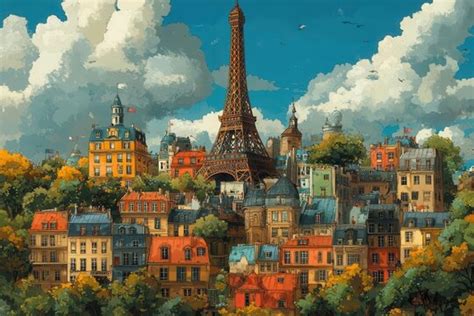 Eiffel Tower Cartoon Images Browse 5 819 Stock Photos Vectors And Video Adobe Stock