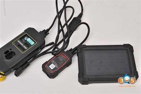 How To Connect Launch X431 IMMO Tablet With DBScar X Prog3