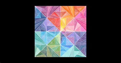 Geo Color Wheel Color Wheel Sticker Teepublic