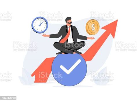 자기 훈련 또는 자기 통제는 작업을 완료하거나 비즈니스 목표를 달성하기 위해 생산성을 높이기 위해 시간 관리 남자 사업가에 대한