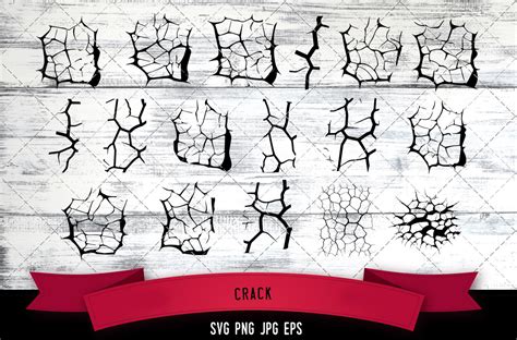 Crack Vector Bundle  Svg Png Eps Graphic By