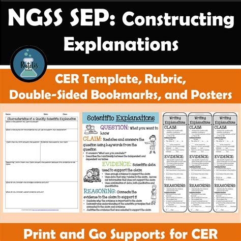 Ngss Sep Constructing Explanations Cer Supporting Materials Amped Up Learning