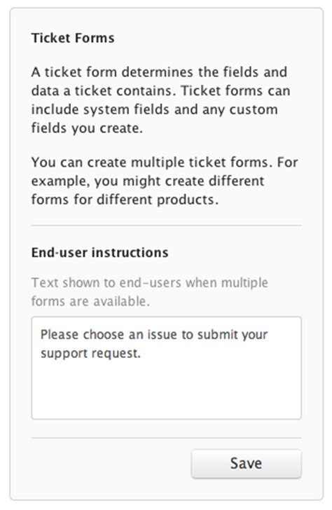 Presenting Ticket Forms To End Users Professional Add On And