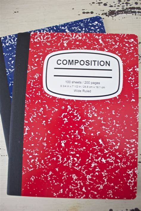 Diy Journal From A Composition Notebook 2 Bees In A Pod