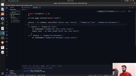 streamlit and txtai building an abstractive summarization app in