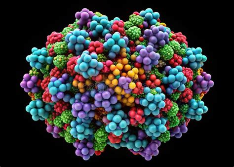 Detailed Atomic Structure Of A Membrane Protein A 3d Molecular Model For Scientific