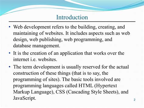 Introduction To Html Css And Javascript For Web Development Ppt