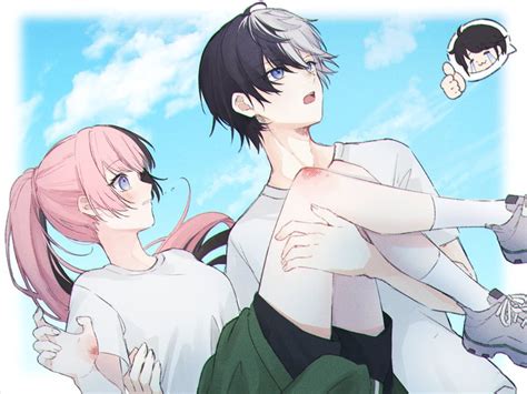 Tachibana Hinano Kamito And Gil Indie Virtual Youtuber And 2 More Drawn By Hozumitoki