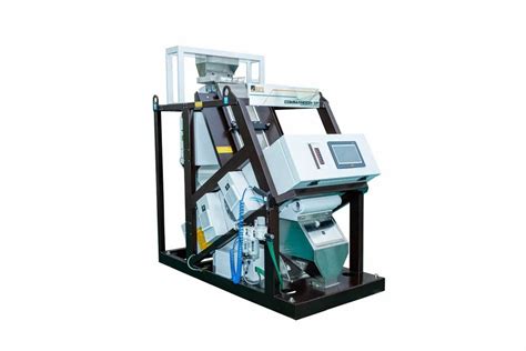 Automatic Plastic Chips Color Sorting Machine 2 Chute Single Phase Capacity 150 300 Kgs Hr