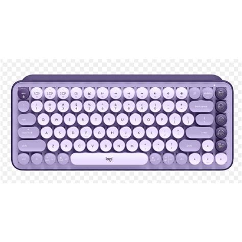 Logitech Bluetooth Keyboard Pop Keys Purple คีย์บอร์ดแมกคานิคอลไร้สาย Shopee Thailand