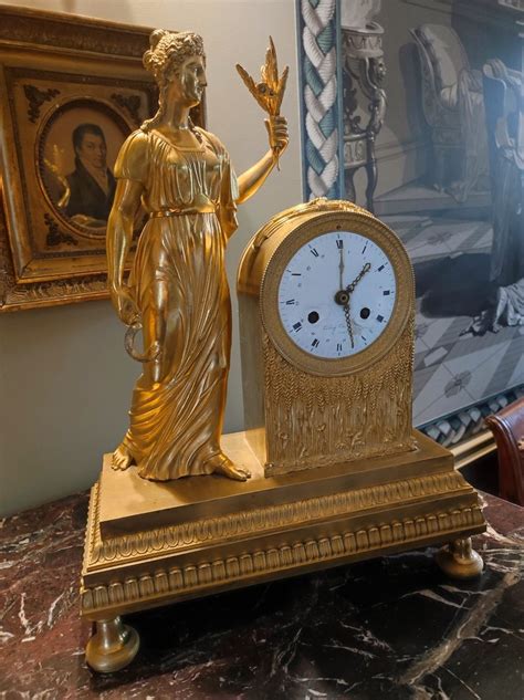 Proantic Empire Period Clock Ceres By The King Clockmaker To The Em