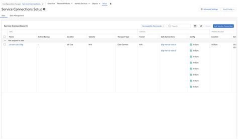 Configure Prisma Access Colo Connect
