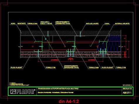 Multiple Plate Cladding Plaster Panels In AutoCAD CAD Library