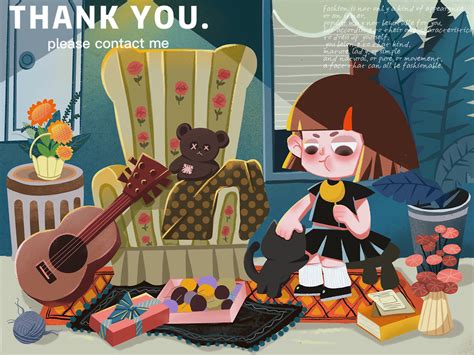 扁平绘本风插画作品合集 Blank7原创b1ank7 站酷zcool