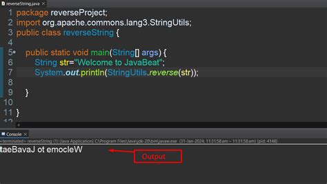 How To Reverse A String In Java