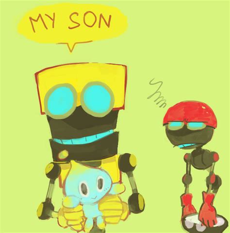 Xxsky64xx — Embarassingcartooncrush Cubot Adopts A Chao