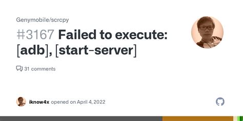 Failed To Execute Adb Start Server · Issue 3167 · Genymobile