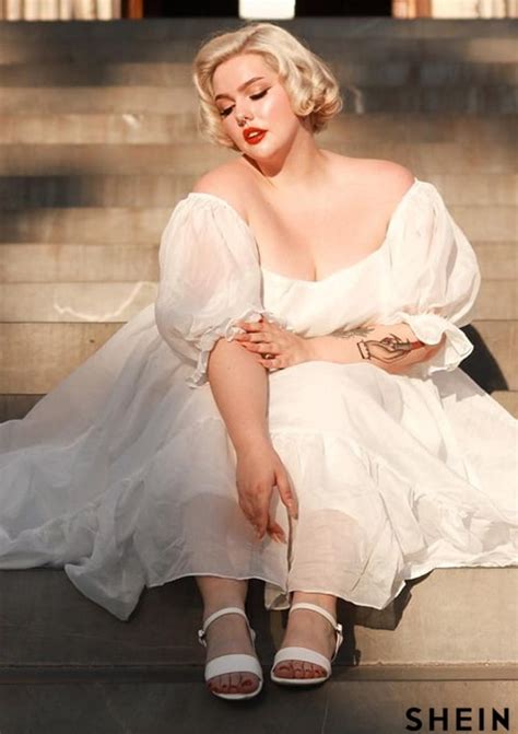 Shein Belle Plus Square Neck Puff Sleeve Milkmaid Wedding Dress Shein Usa