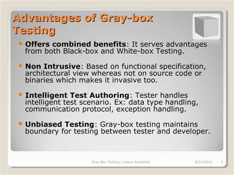 gray box testing ppt