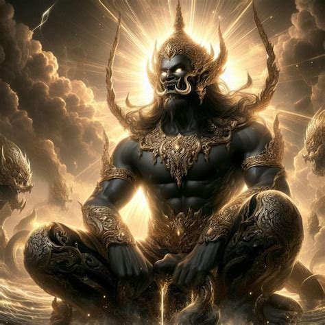 Premium Photo A Man With A Dragon On His Chest