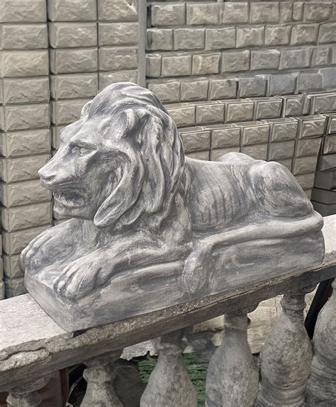 Dekoratyvinė Statula 09 „liūtas” Betono Vizija