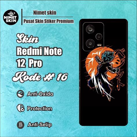 Jual Isi 2 Pcs Backskin Garskin Skin Pelindung Belakang Hp Anti Jamur Redmi Note 12 Pro Kode