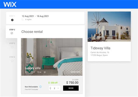 Wix Booking System τουριστικών καταλυμάτων Lody