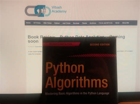 Book Review Python Algorithms Useful Code