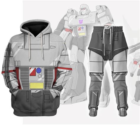 Megatron Costume Cosplay Hoodie Tracksuit All Day Tee