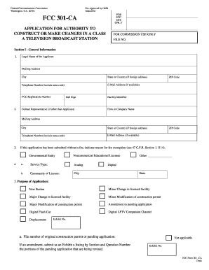 Fillable Online Fcc Fcc Form Ca Fax Email Print PdfFiller