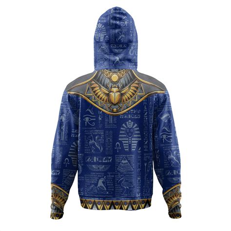 Egyptian Hoodie Hieroglyphic Ankh